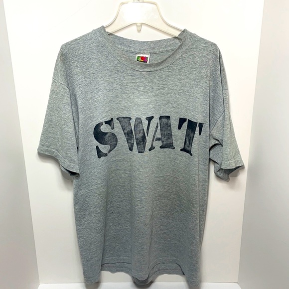 Swat | Shirts | Vintage 9s Best Fruit Of The Loom Swat Tshirt Vint ...